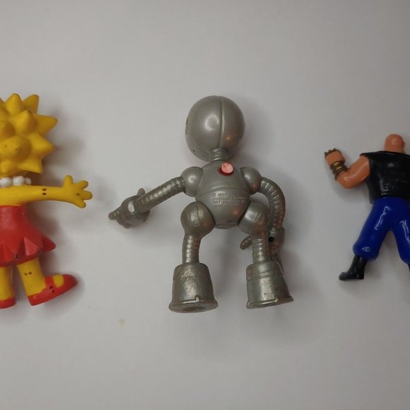 Simpsons | Toys | 3 Vintage Toy Lot Lisa Simpson Blinky Aladdin Saluk ...